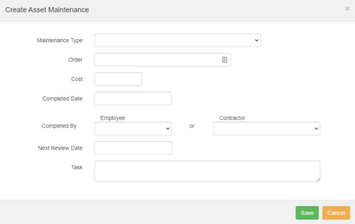 Asset Maintenance - Hasmate